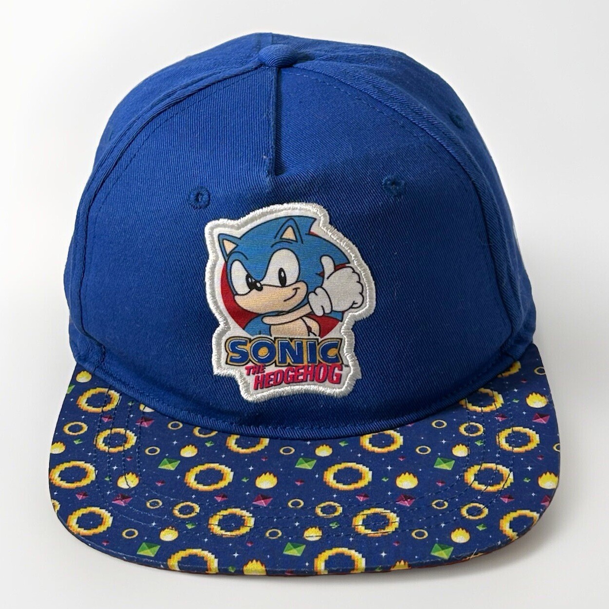 Sonic The Hedgehog SnapBack Hat/Cap Saga Youth OSFM - Gem