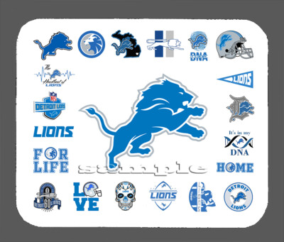 Detroit Lions Logo Art Mouse Pad Item#844 | eBay