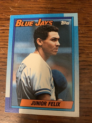 1990 TOPPS Baseball Card #347 Junior Felix BLUE JAYS | eBay