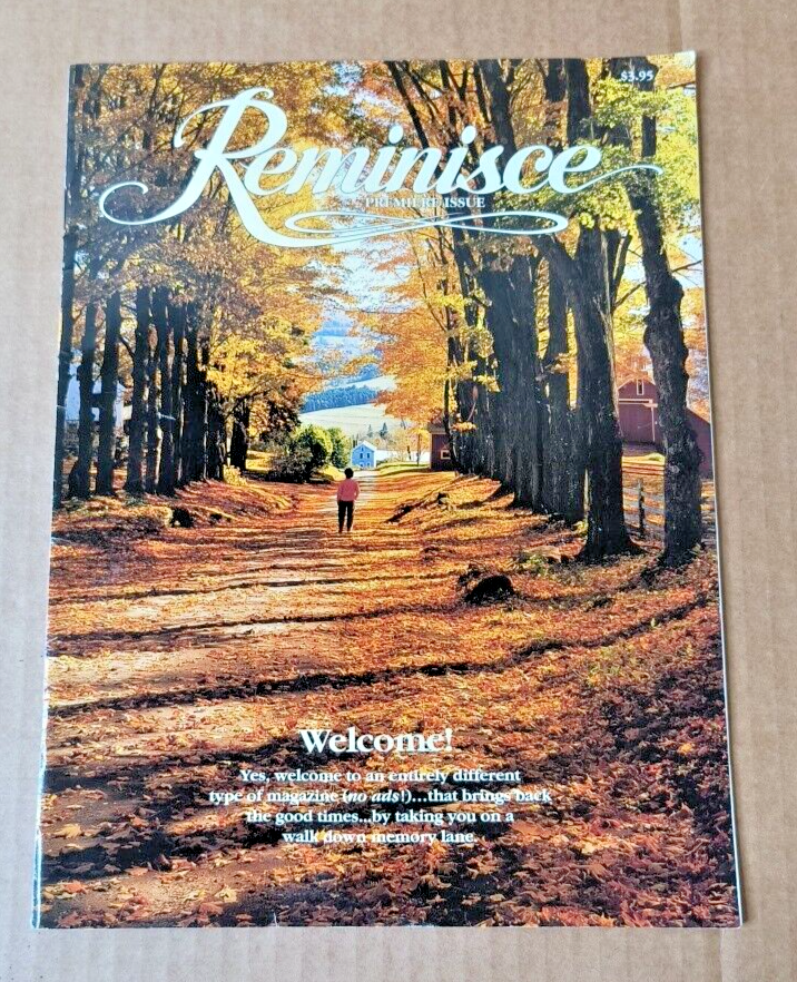 Reminisce Magazine, Vol. 1No. 1, Premiere Issue, 1991 | eBay