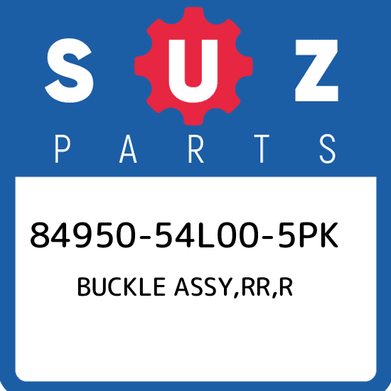 84950-54L00-5PK Suzuki Buckle assy,rr,r 8495054L005PK, New Genuine OEM ...