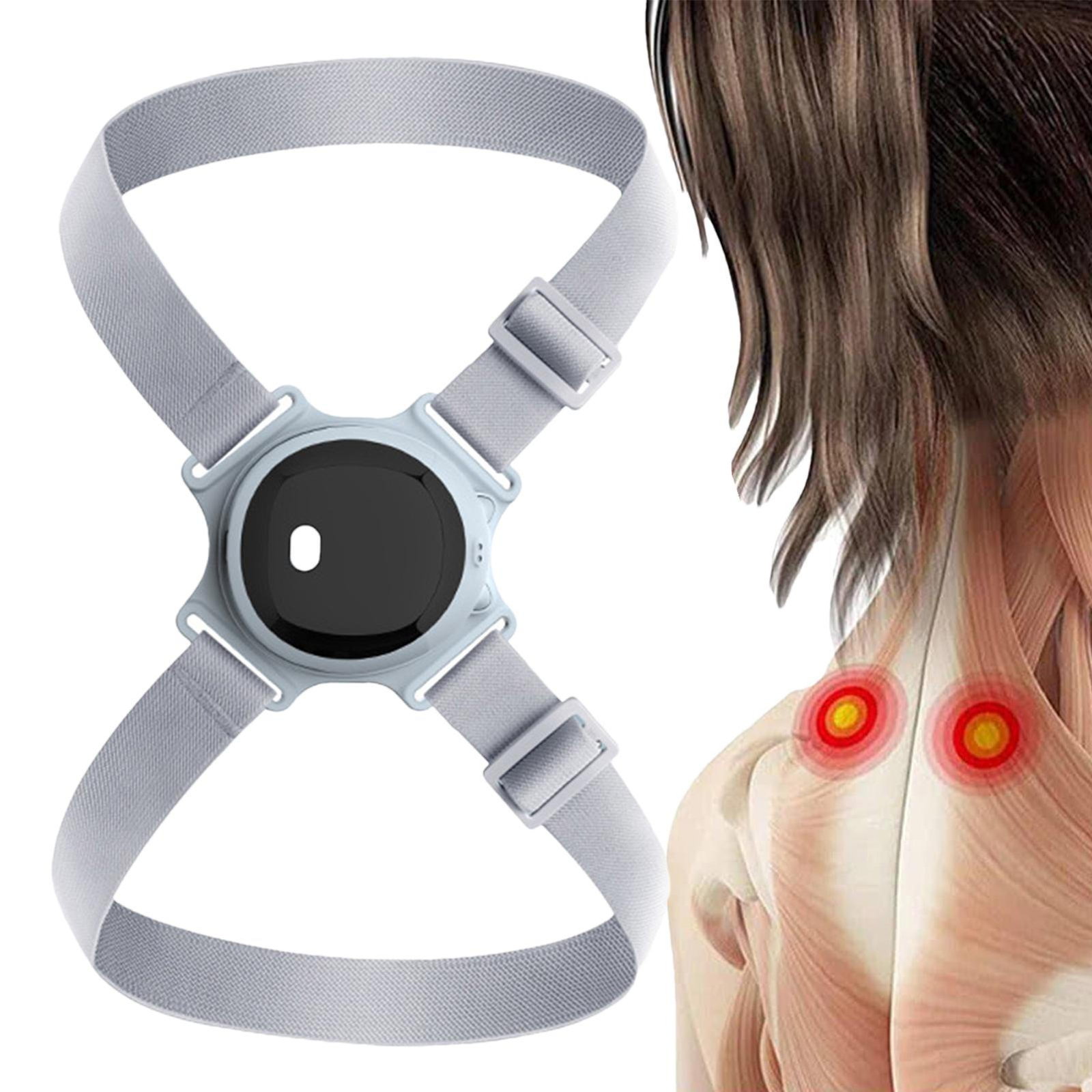 Smart Back Brace Posture Corrector Shoulder Clavicle Yoga Strap For ...