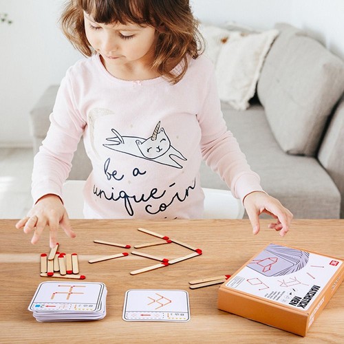 Thinking Match Educational Toy Wooden Toys Matches Puzzle Geometry ...