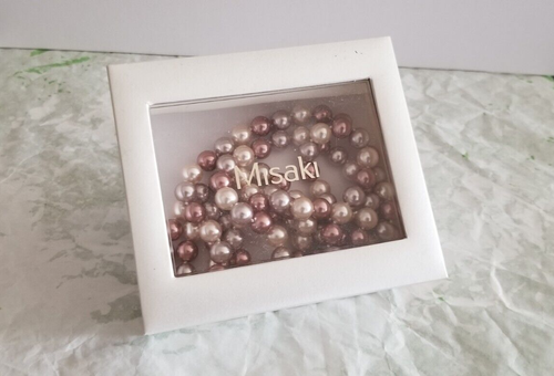 MISAKI TRI-COLORED PEARL NECKLACE AND POST EARRING SET 46"Long | eBay