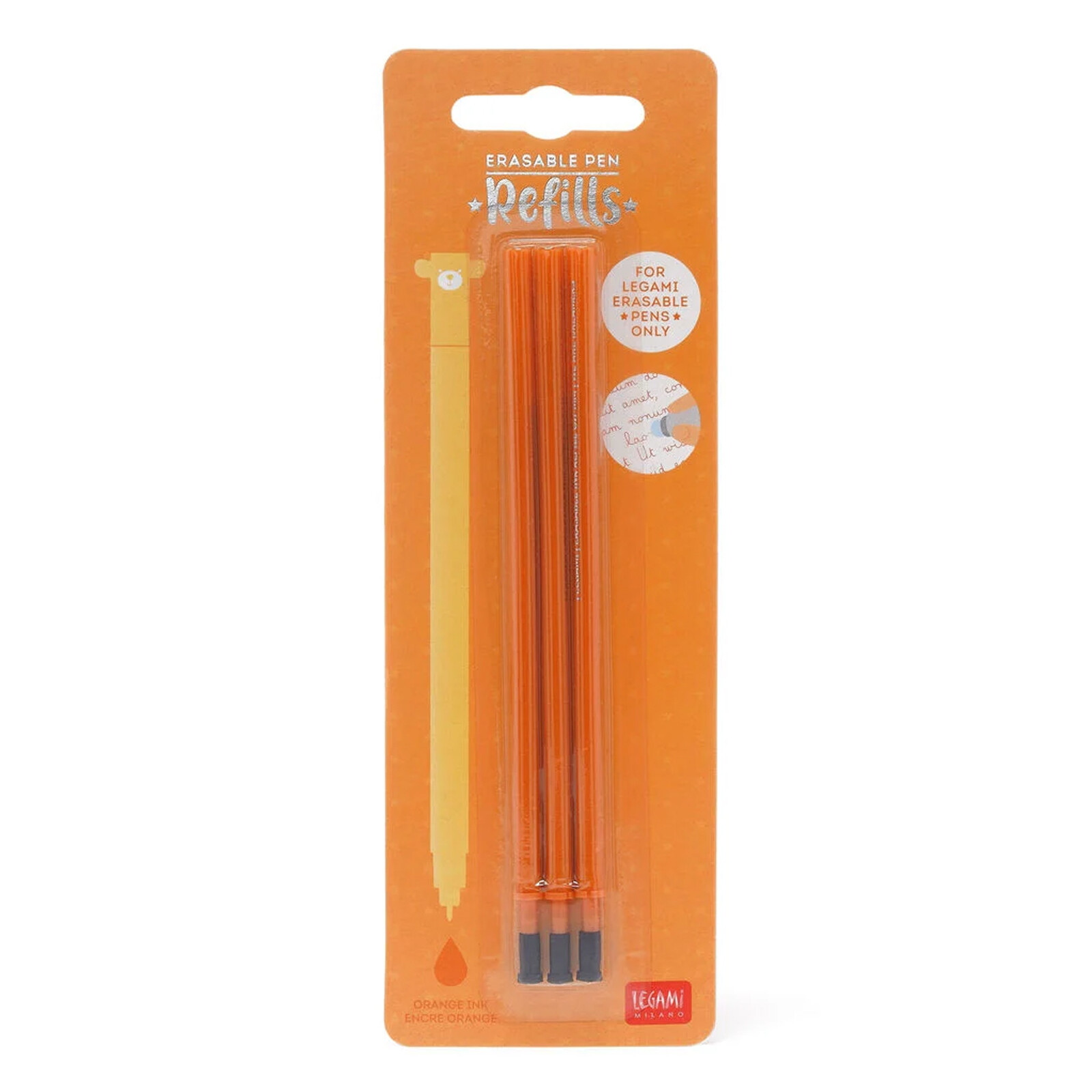 Legami Pen Set Erasable Safari Theme Animal Gel Pens School Stationery ...