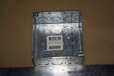 T & B 521711234E 4" Steel Square Deep Box, 2-1/8"D, 1/2" & 3/4" | eBay