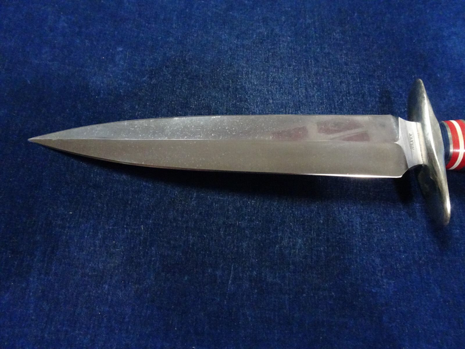 Orig Vintage Fixed Blade Knife With Sheaf "Silvey Handmade Knives ...