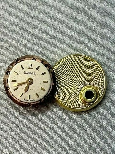 Vintage OMEGA ladies back-wind Movement with18k gold watch back | eBay