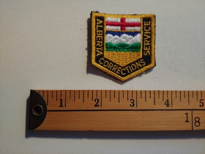 * 80S ALBERTA PENITENCIER PENITENTIARY PRISON JAIL GUARD PATCH CREST ...