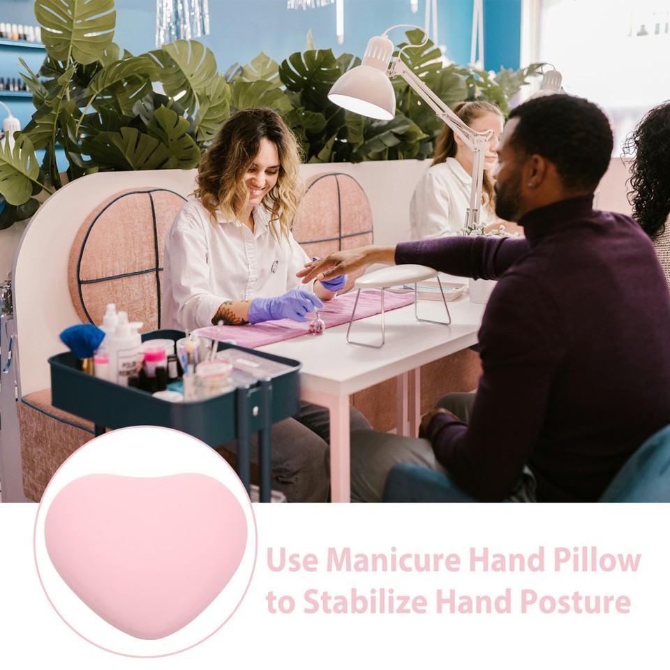 Pink Arm Rest Silicone Cabinet Knob Heart Confetti Shaped Pillow | eBay ...