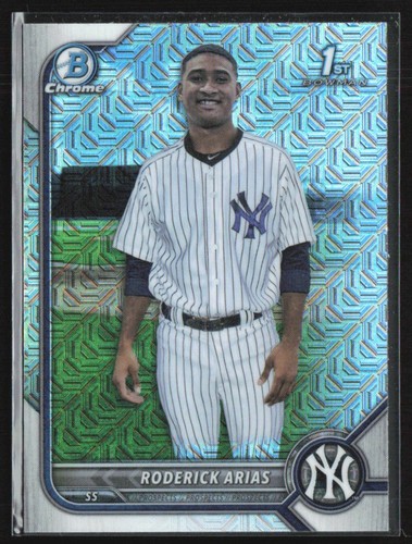 Roderick Arias 2022 Bowman Chrome Mojo Mega Box Refractor #BCP-153 New ...