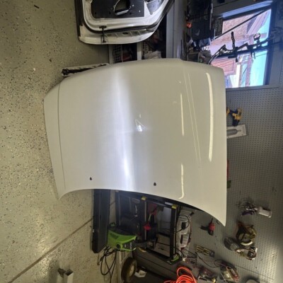 2002-05 Ford Explorer hood, white, used with hinges | eBay