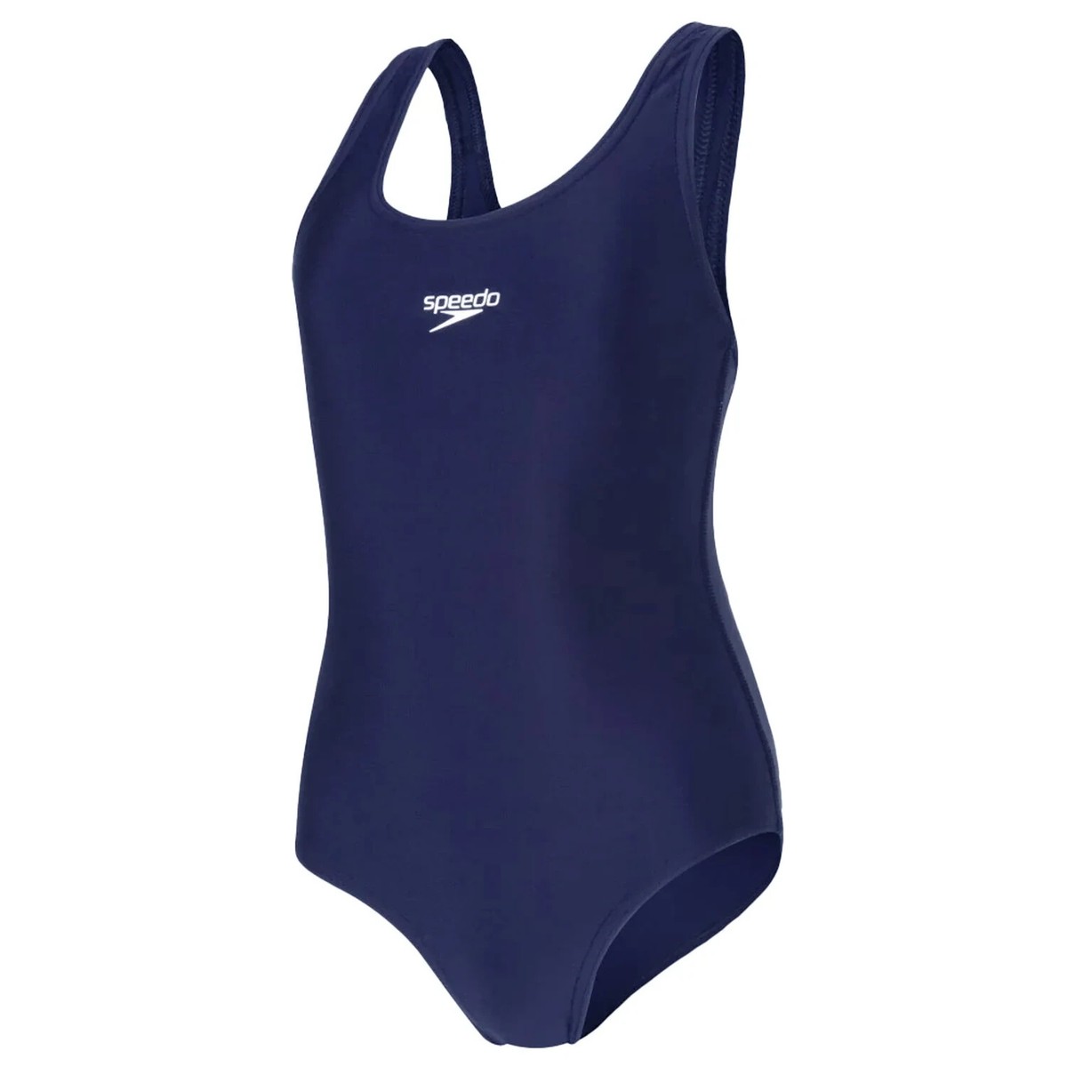 Speedo Girls Essential Medalist Blue Swimsuit With Free