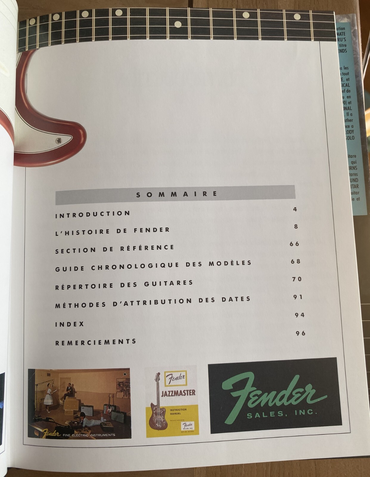 THE FENDER BOOK La légende des guitares électriques Fender | eBay