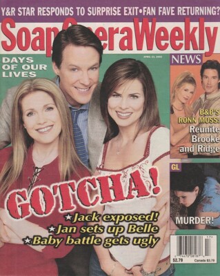 Soap Opera Weekly April 23, 2002 DARLENE CONLEY-BETH CHAMBERLIN-FIONA ...