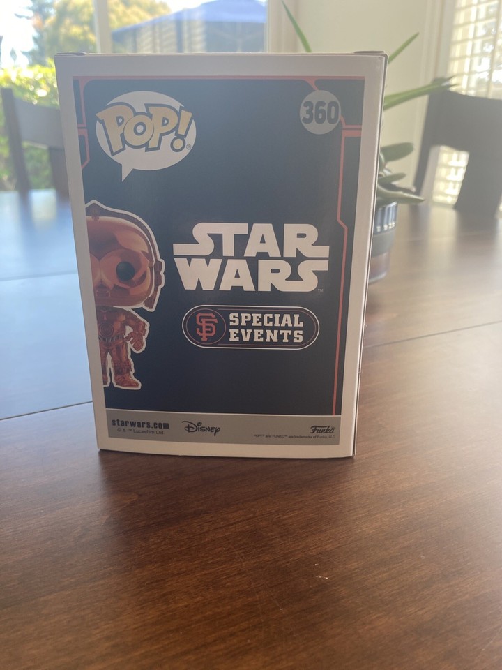 Funko Pop San Francisco Giants Star Wars C-3PO Orange Metallic Special ...