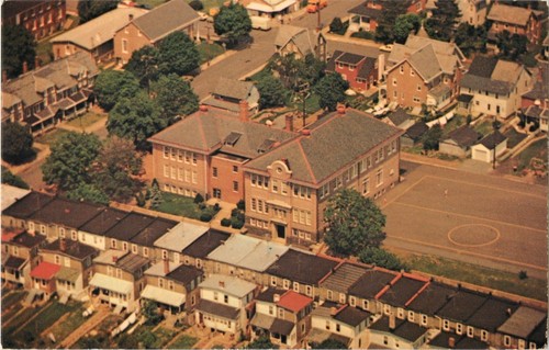 An Aerial View Of The Third Street Elementary School, Perkasie ...
