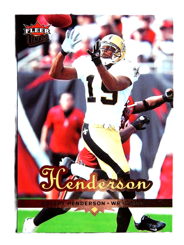 Devery Henderson #125 Fleer Ultra 2006 Football Card (New Orleans ...