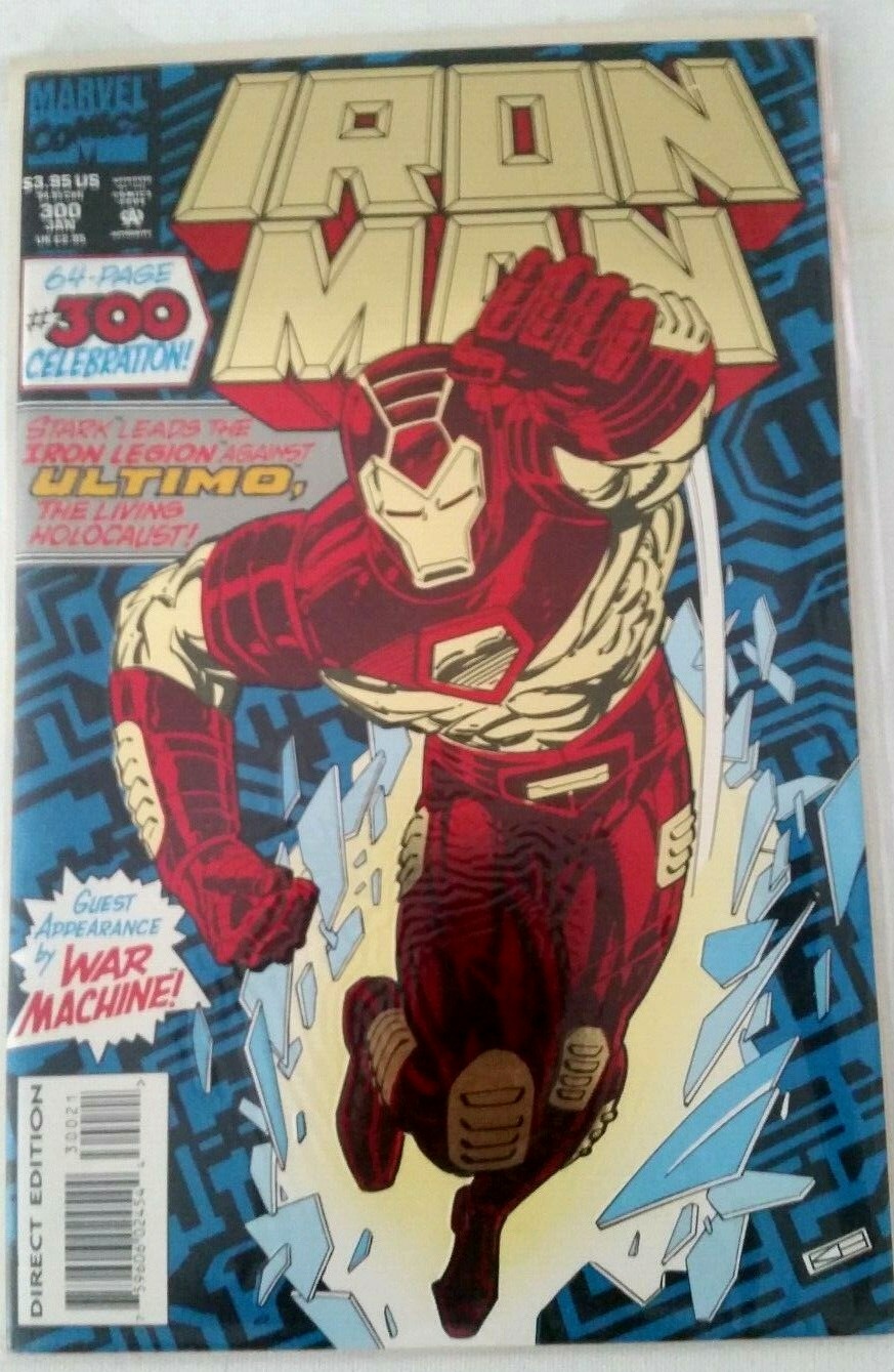 Marvel Comic~IRON MAN~ # 300~64 Pages~FOIL COVER~DIRECT EDITION~VG ...