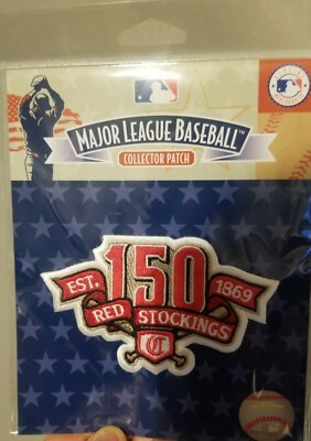 Official 2019 Cincinnati Reds 150th Anniversary Patch AWAY Baseball ...