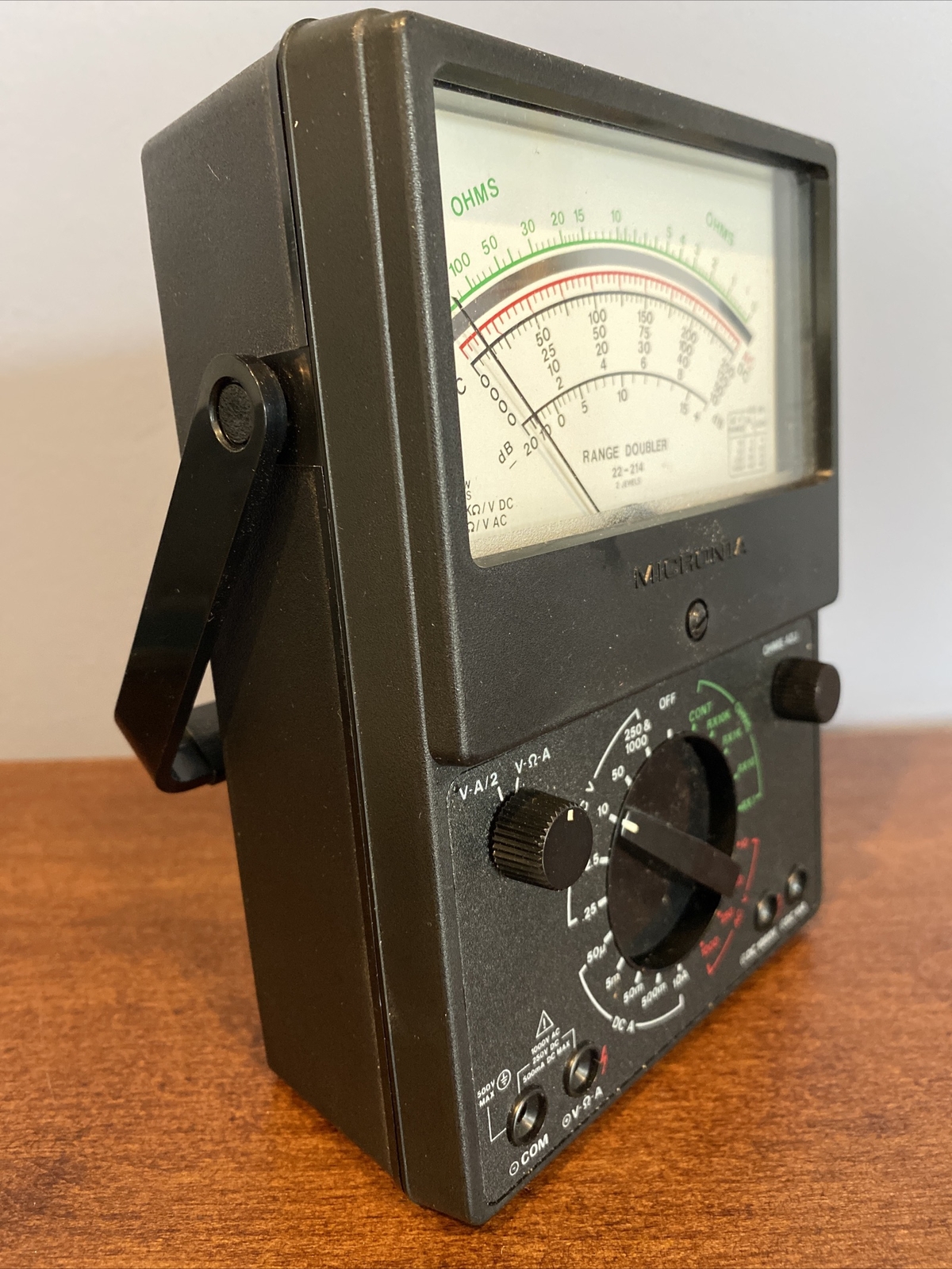 Micronta Multitester Multimeter 43 Range Volts Amps Doubler 22-214 W ...