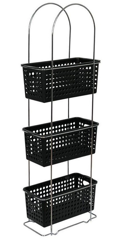 Shower Caddy Bathroom Shelf Tidy Storage Holder Rack Home Office Bath ...