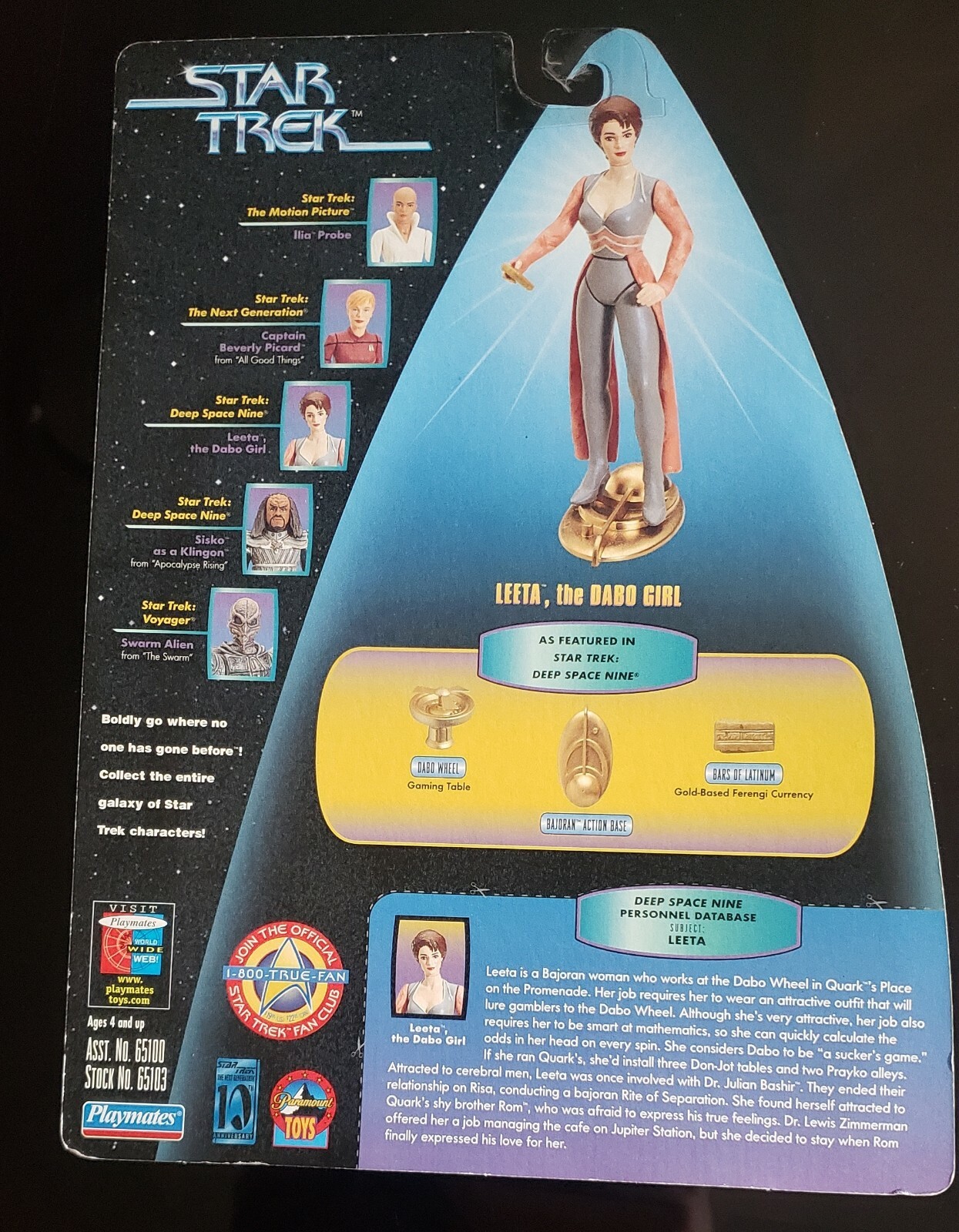 1997 Playmates Star Trek Warp Factor Series 2 Leeta The Dabo Girl ...