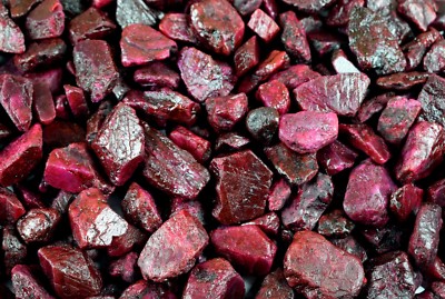 Natural Madagascar Red Ruby 1000 Ct Gemstone Rough Wholesale Lot AD2011 ...