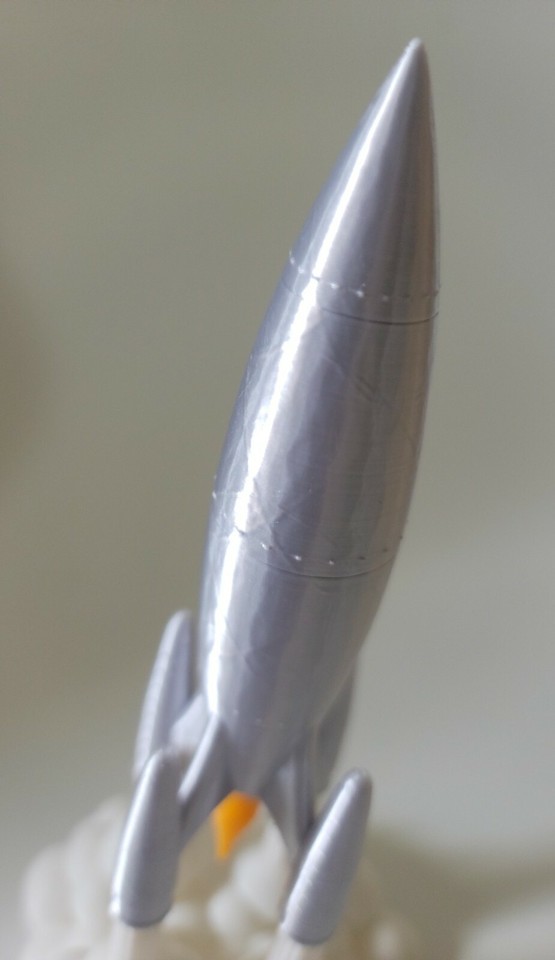 3D Printed Rocket Model, Scifi Space Rocket, Aerospace & Science Decor ...