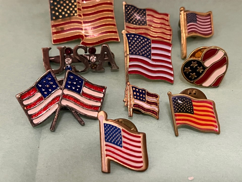 United States Flag pin lot | eBay