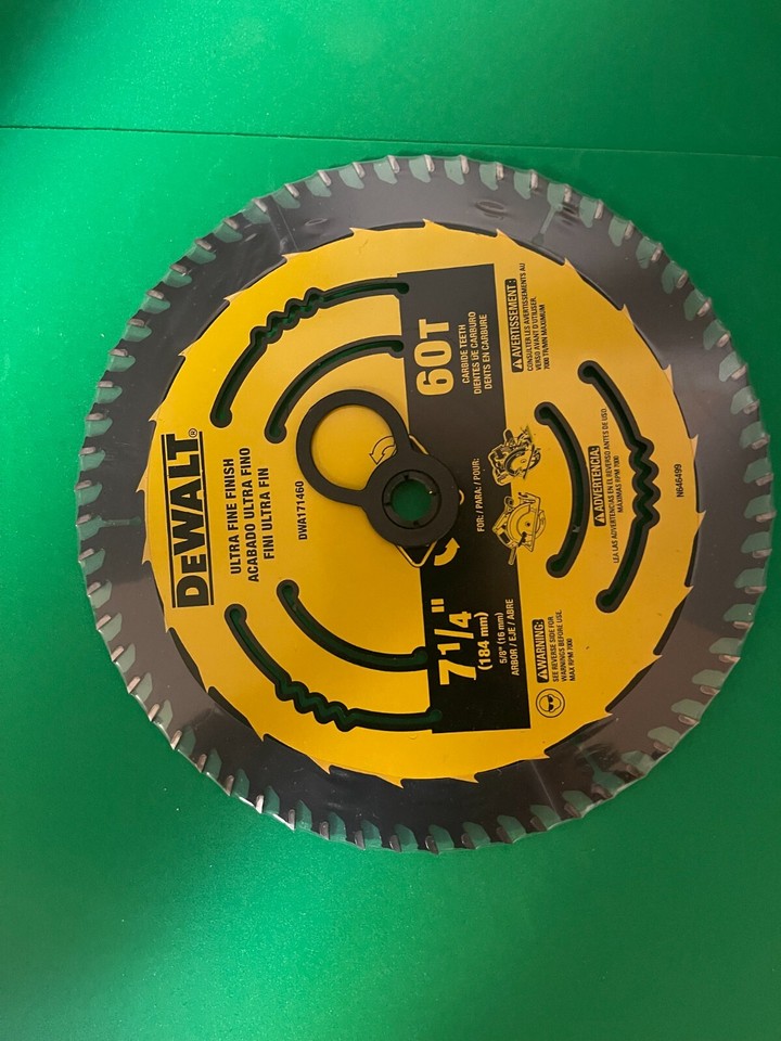 Dewalt DWA171460 71/4 in 60T Circular Saw Blade Ultra Fine Fininsh NEW ...