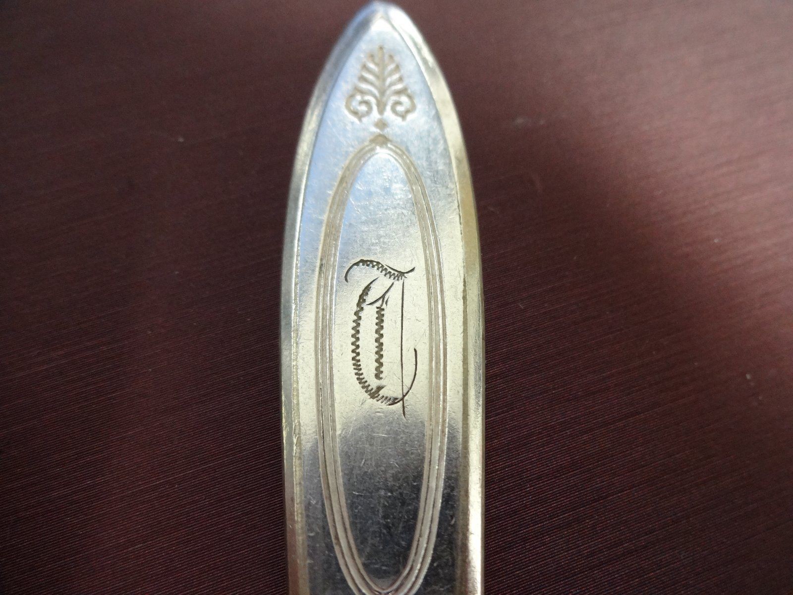 Silverplate Adam Pattern Forks 7 1/4" Monogram T Set of 4 Community ...