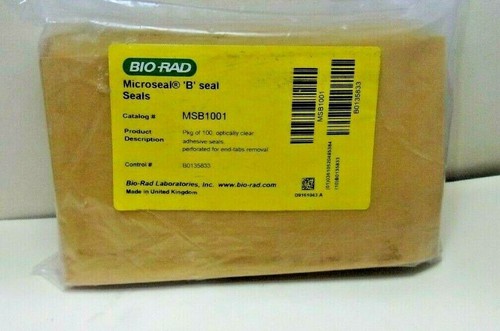 BIO-RAD , MSB1001 Microseal Adhesive Seals, NEW (Pkg 100 Seal) | eBay