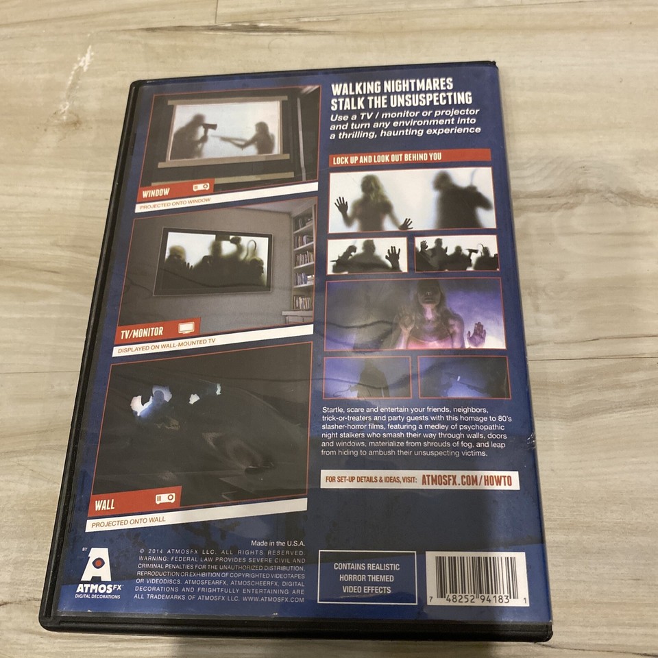 AtmosFearFX Night Stalkers Halloween Digital Decoration DVD VG+ | eBay