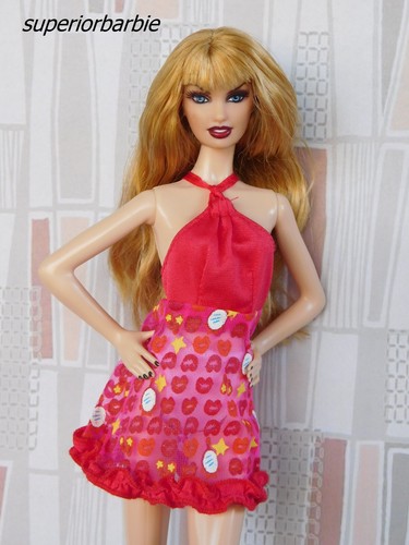 BARBIE NIGHT MOVES Lingerie Semi Sheer Halter Nightdress and Panties | eBay