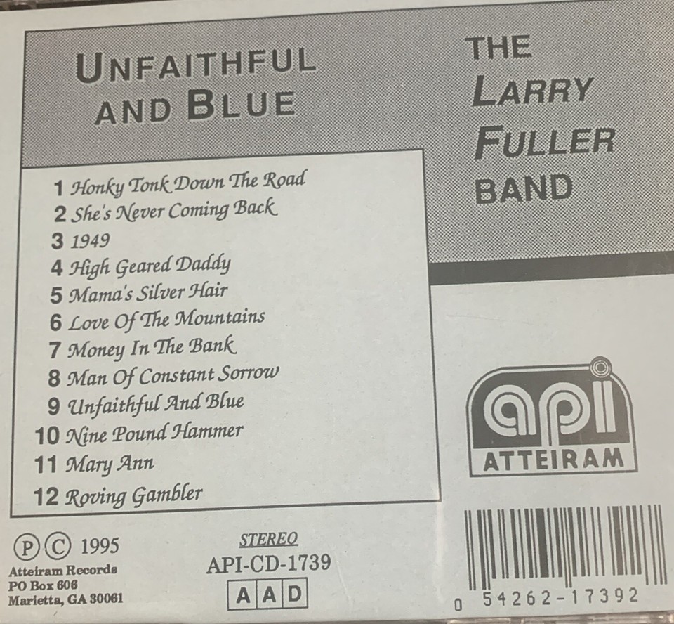 Larry Fuller Band Unfaithful and Blue CD. Brand New Sealed. | eBay