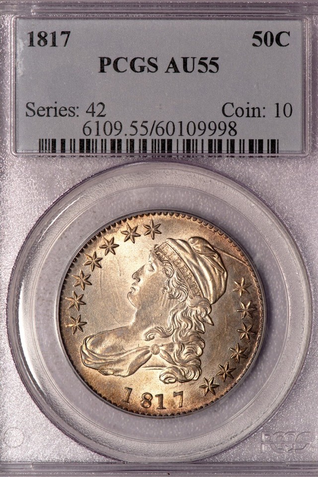 1817 O-106 50C Capped Bust Half Dollar PCGS AU55 | eBay