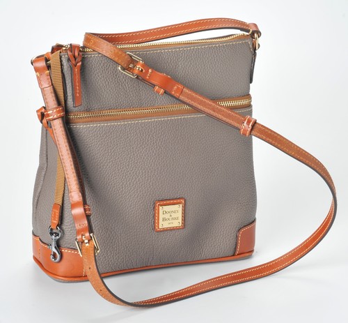 Dooney & Bourke Pebble Grain Crossbody Handbag Elephant R264 10x10x4 ...
