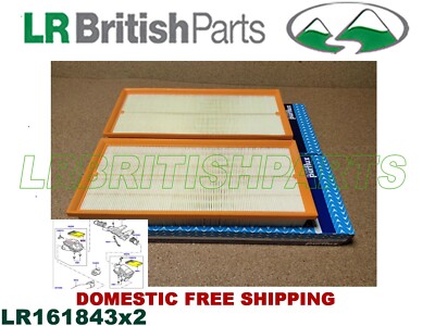 LAND ROVER AIR FILTER SET DISCOVERY RANGE ROVER LR4 RANGE ROVER SPORT ...