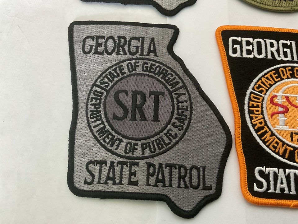 Georgia State Patrol collectable patch Set SRT and Regular Style 2 ...