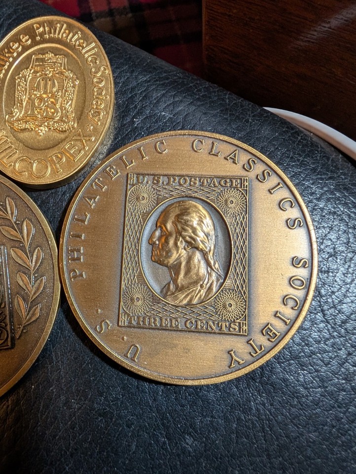 4-Vintage Stamp Collectors Token | eBay
