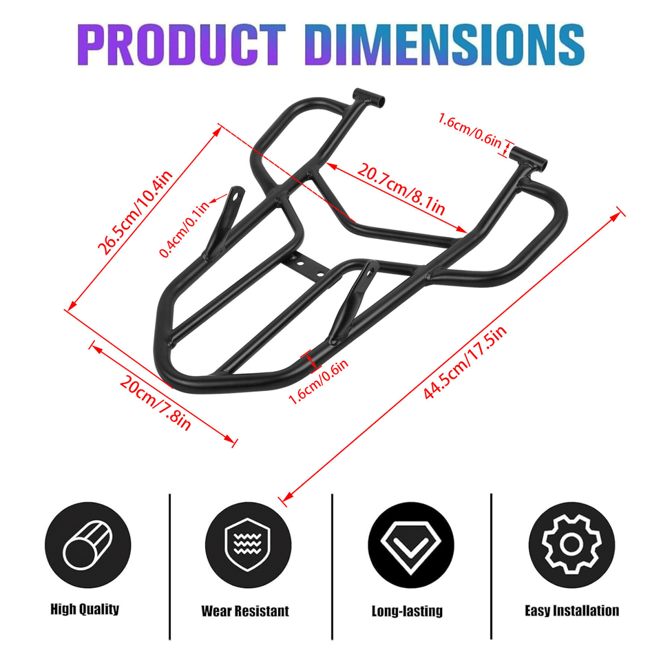 For Honda CRF300L Rally CRF300L 2021-2022 Rear Carrier Luggage Rack ...