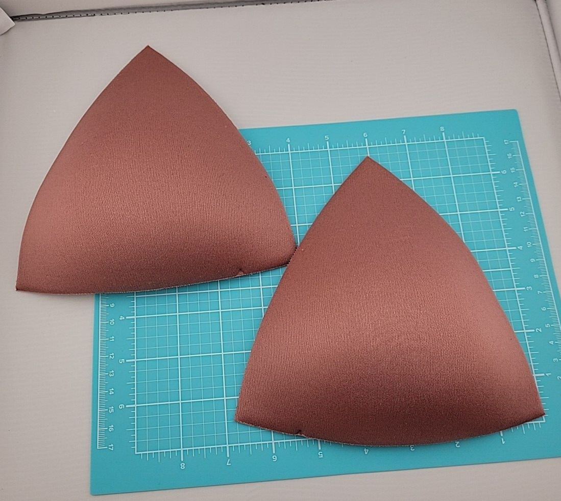Bra Modesty Pads Foam Inserts Light Weight Removable XXL/40 Dusty Rose ...