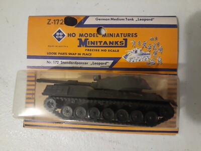 HO scale ROCO Minitanks military vehicle Z-172 German Medium Tank ...