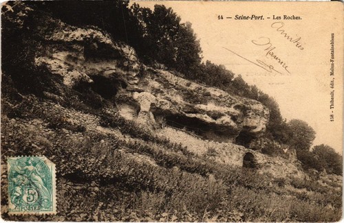 CPA Seine-Port Les Roches FRANCE (1300566) | eBay
