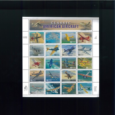 United States 32¢ Classic American Aircraft Postage Stamp #3142 MNH ...