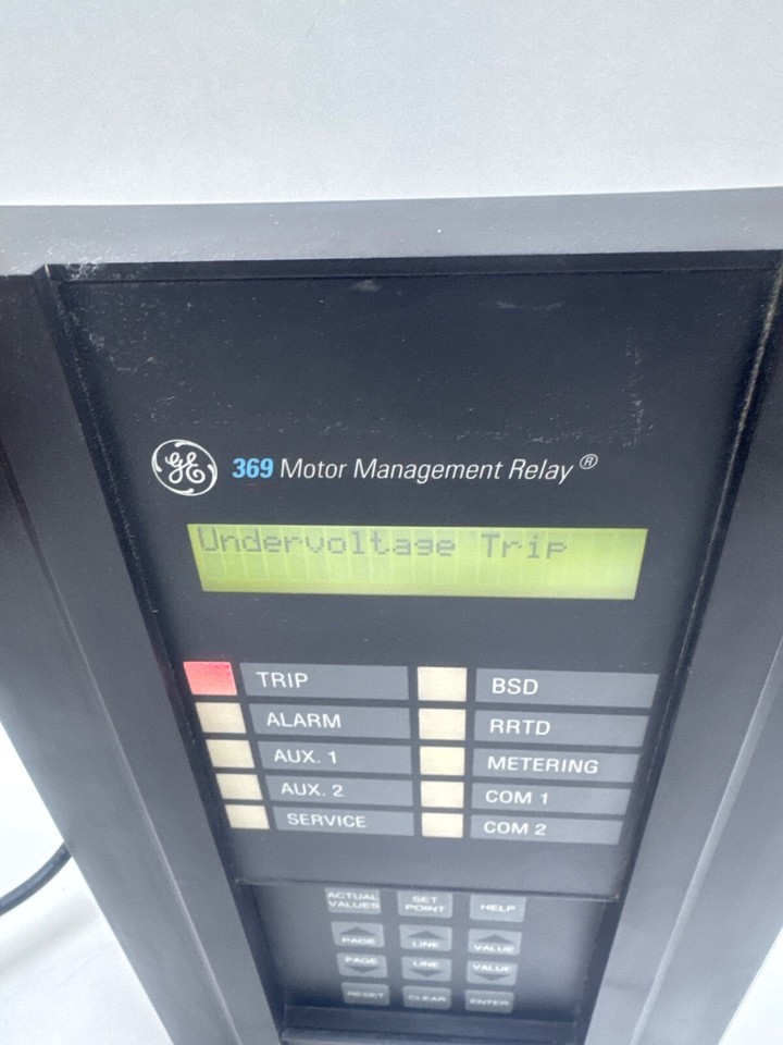 GE MULTILIN 369 369-HI-R-M-0-0-H MOTOR MANAGEMENT RELAY | eBay