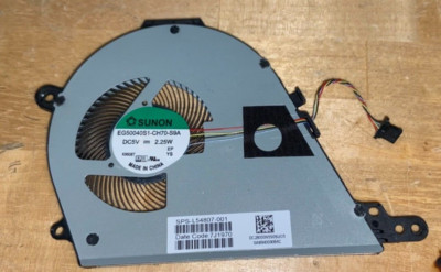 Laptop CPU Cooling Fan EG50040S1-CH70-S9A For HP Chromebook 15-de0523dx ...