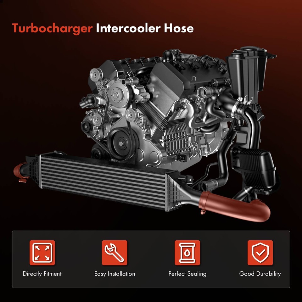 Intercooler Turbo Hose for Buick Regal 2014-2017 Chevy Malibu 13-15 2 ...