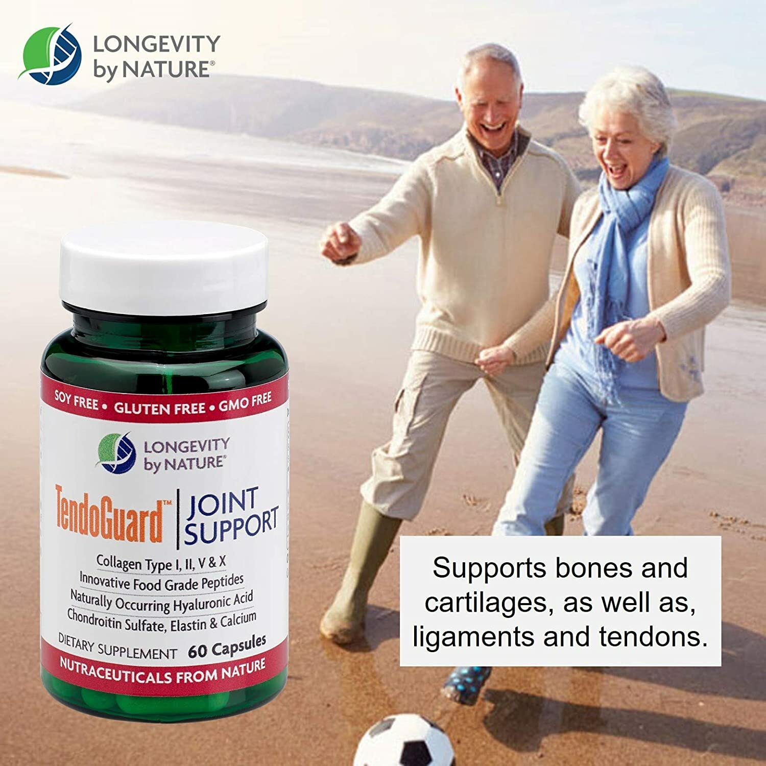 TendoGuard-Collagen Recovery types I-II-V-X- Joint & Connective Tissues ...